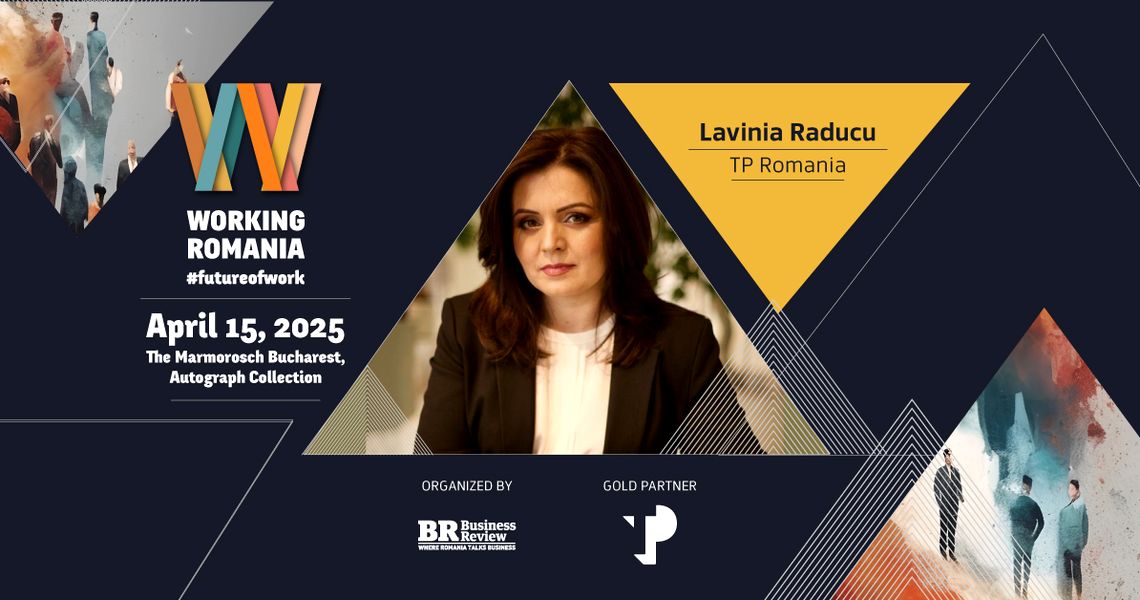 Lavinia Răducu, HR Director at TP Romania, joins Panel 2 at Working ...