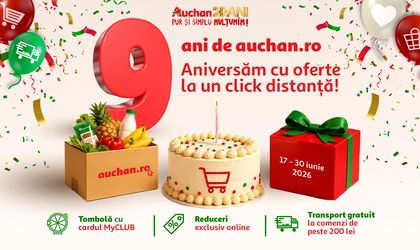 Auchan.ro celebrates 9 years of online shopping: 10 million products ...